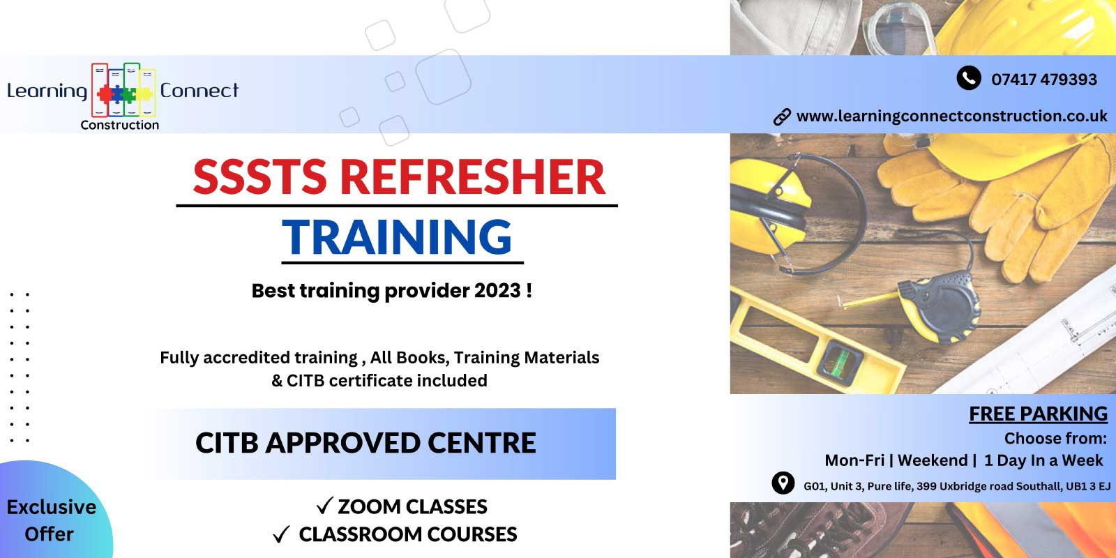 SSSTS - Refresher Training | Learning Connect Construction